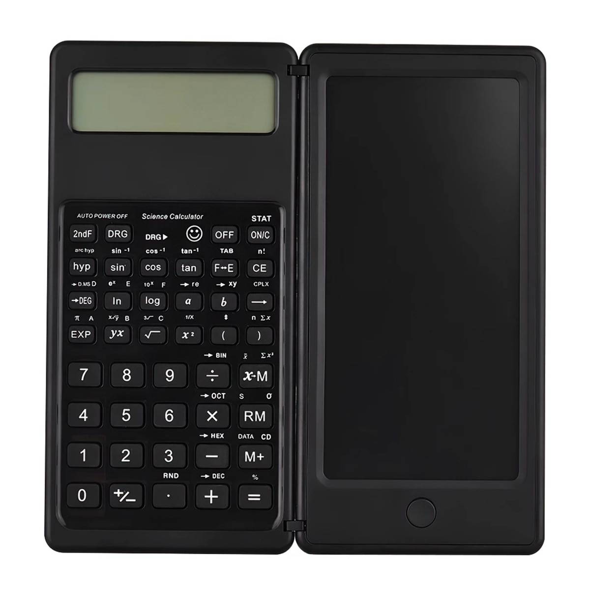 Portable Calculator LCD Screen Writing Tablet Folding Scientific ...